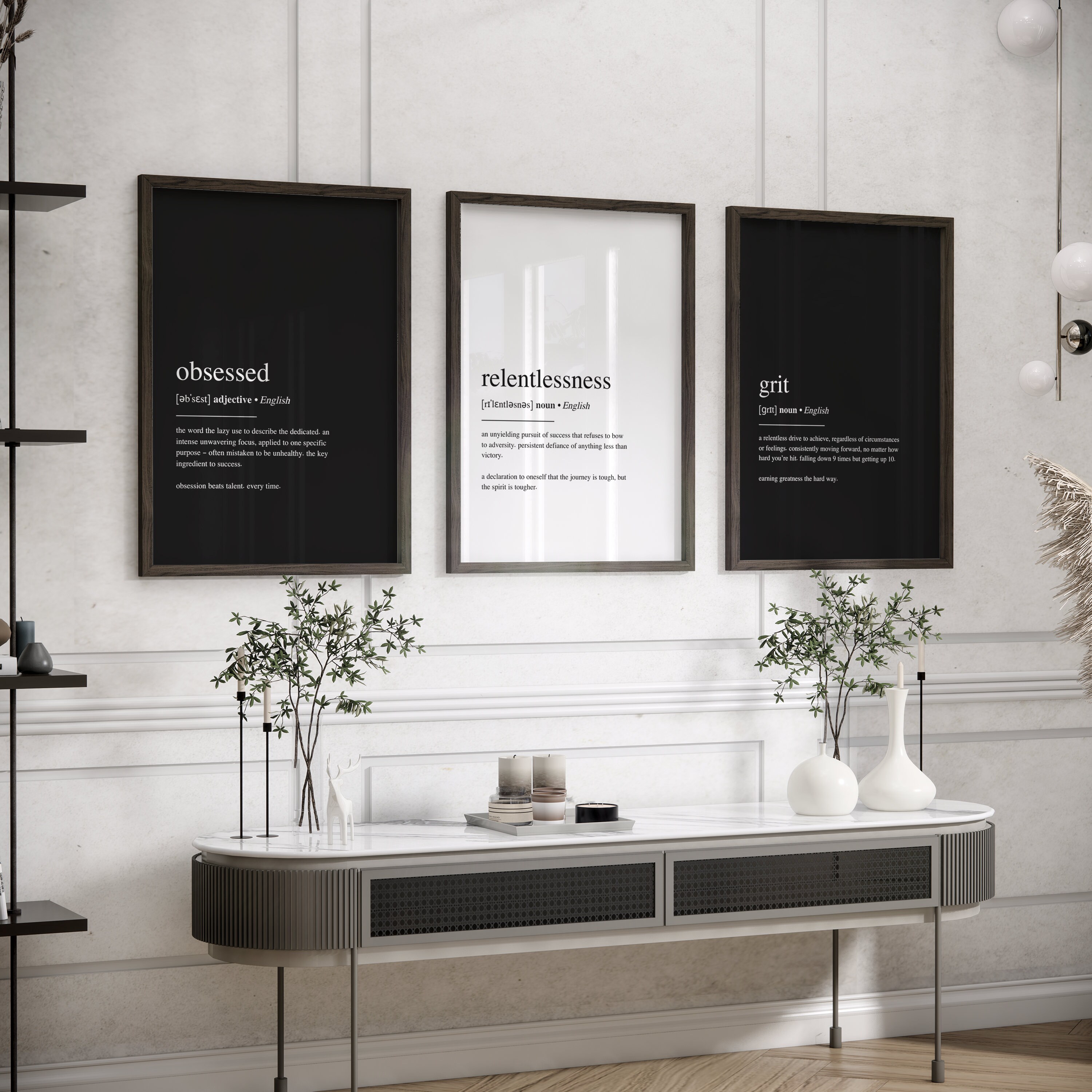 Relentlessness Definition Motivational Poster | Inspirational Quote ...