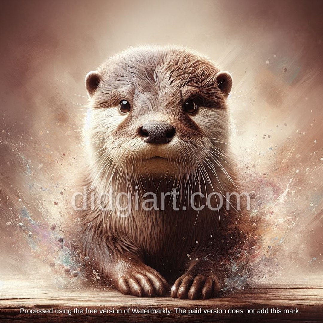 Mr. Finn Otter Print: Magical Animal Art - Etsy