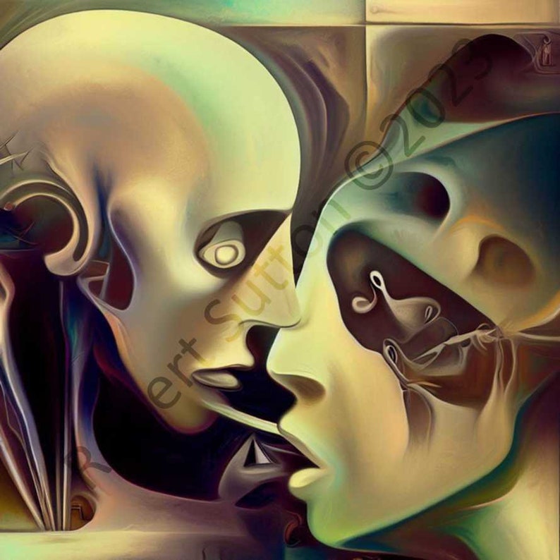 Concupiscence Stunning Surreal Digital Artwork A3 and A4 Full - Etsy