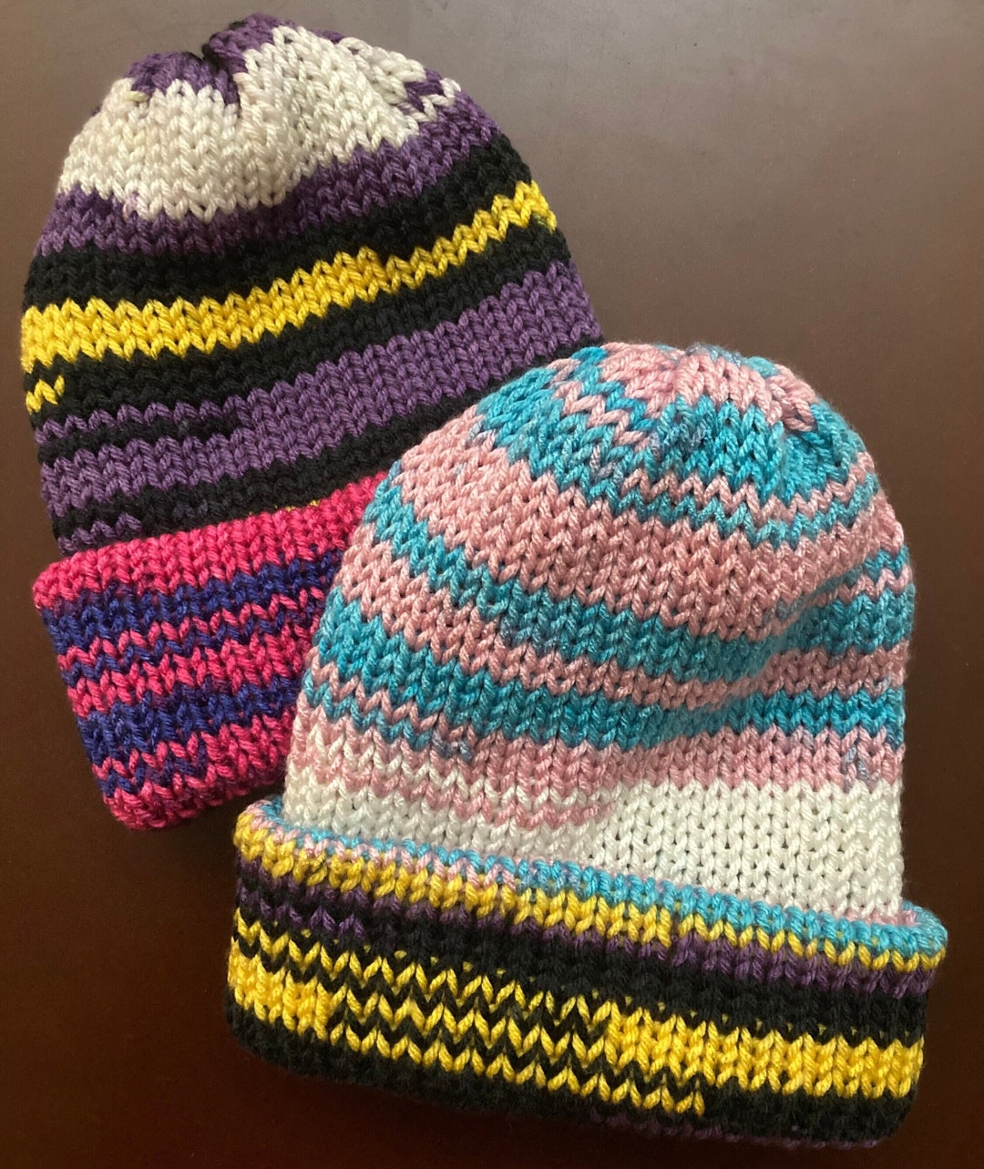 LGBTQ Pride Beanie, Double Sided/reversible made to Order - Etsy