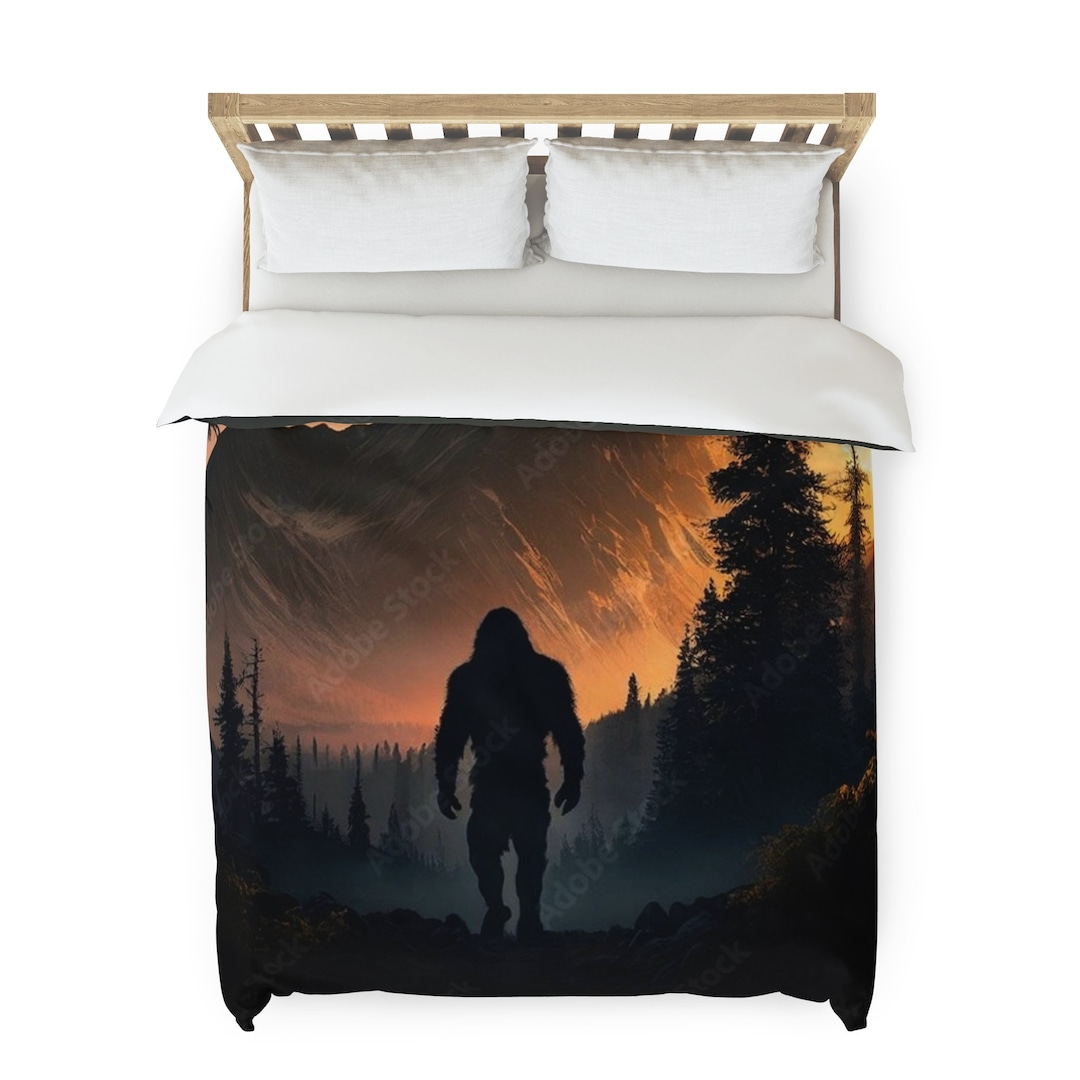 Bigfoot, Sasquatch, Bigfoot Gifts, Bigfoot Bedding, Bigfoot Duvet Cover ...