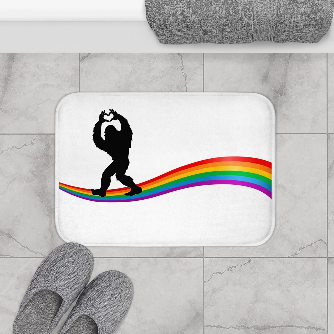 Bigfoot, Sasquatch, Bigfoot Gifts, Bath Mat - Etsy