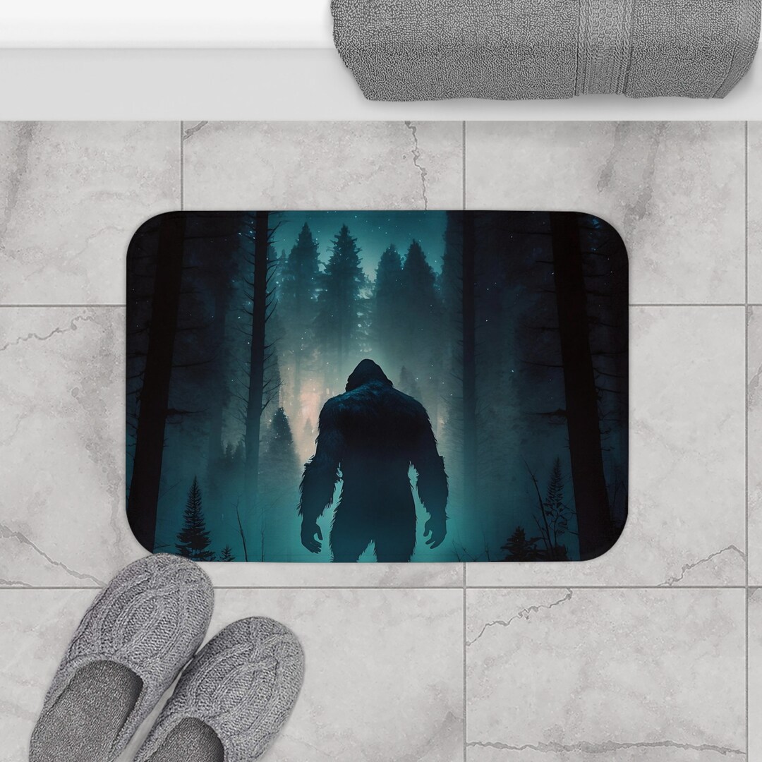 Bigfoot, Sasquatch, Bigfoot Gifts, Bath Mat - Etsy