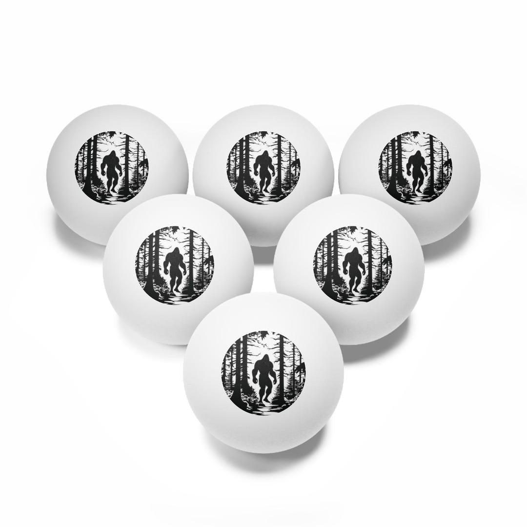 Bigfoot, Bigfoot Ball, Ping Pong, Bigfoot Gifts, Sasquatch, Bigfoot ...