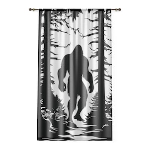 Bigfoot, Sasquatch, Bigfoot Curtain - Etsy