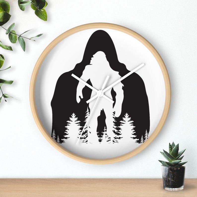 Bigfoot, Wall Clock - Etsy