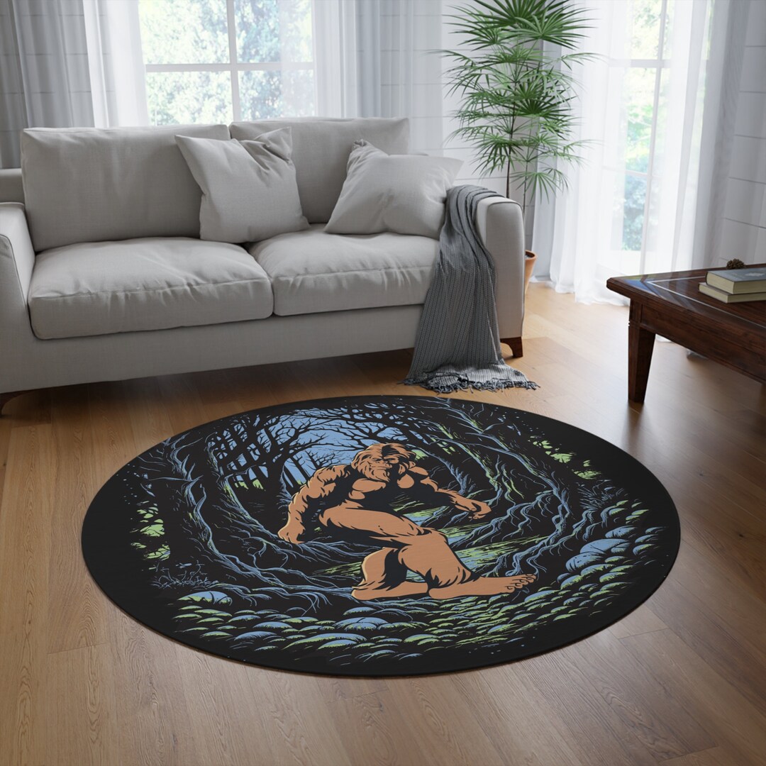 Bigfoot, Bigfoot Rug, Carpet, Bigfoot Gifts, Sasquatch, Bigfoot Gift ...