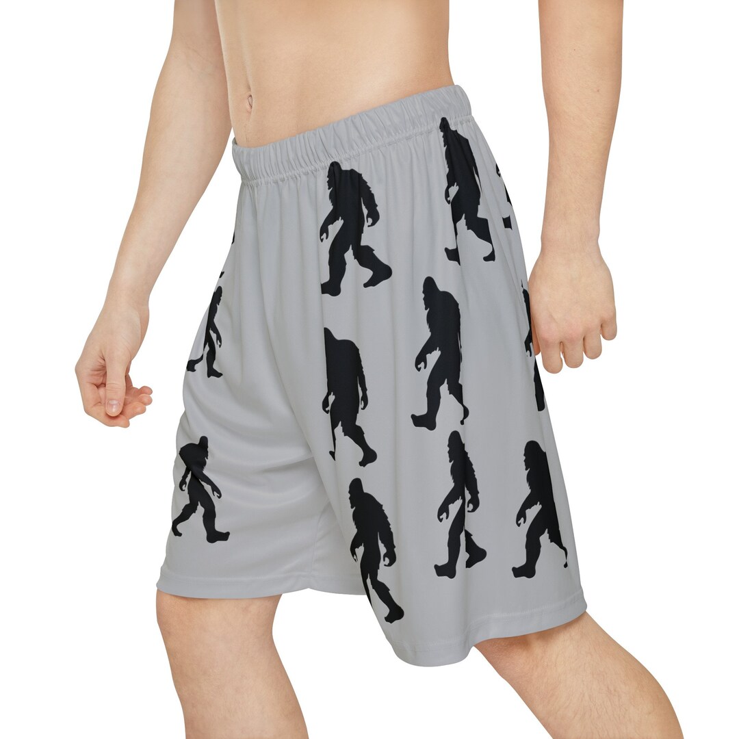 Bigfoot Bigfoot Gifts Bigfoot Shorts Sasquatch Sports Shorts Aop