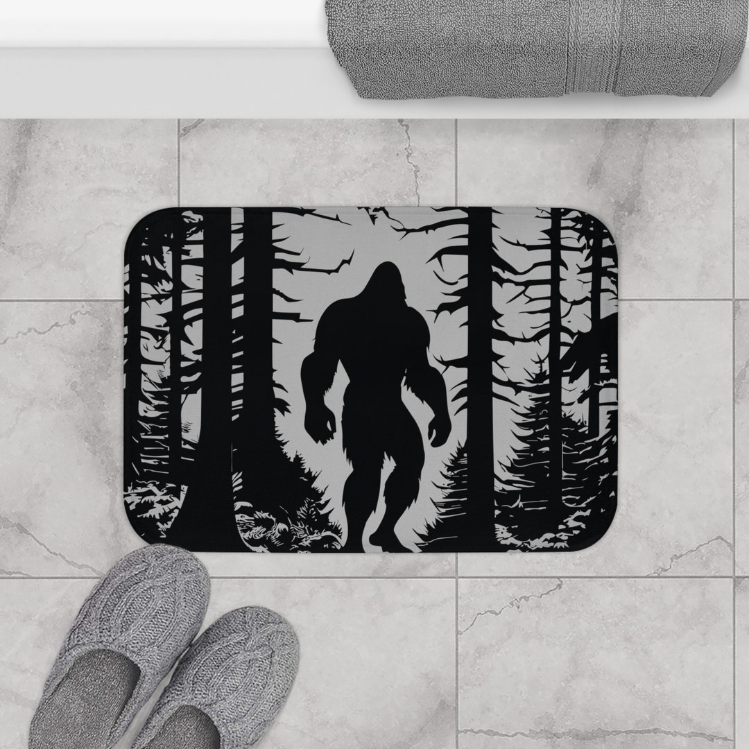 Bigfoot, Sasquatch, Bigfoot Gifts, Bath Mat - Etsy