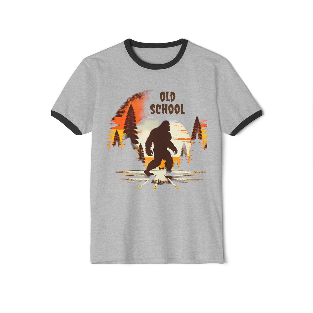 Bigfoot, Sasquatch, Bigfoot Shirt, Bigfoot Gifts, Dad Gifts, Ringer T ...