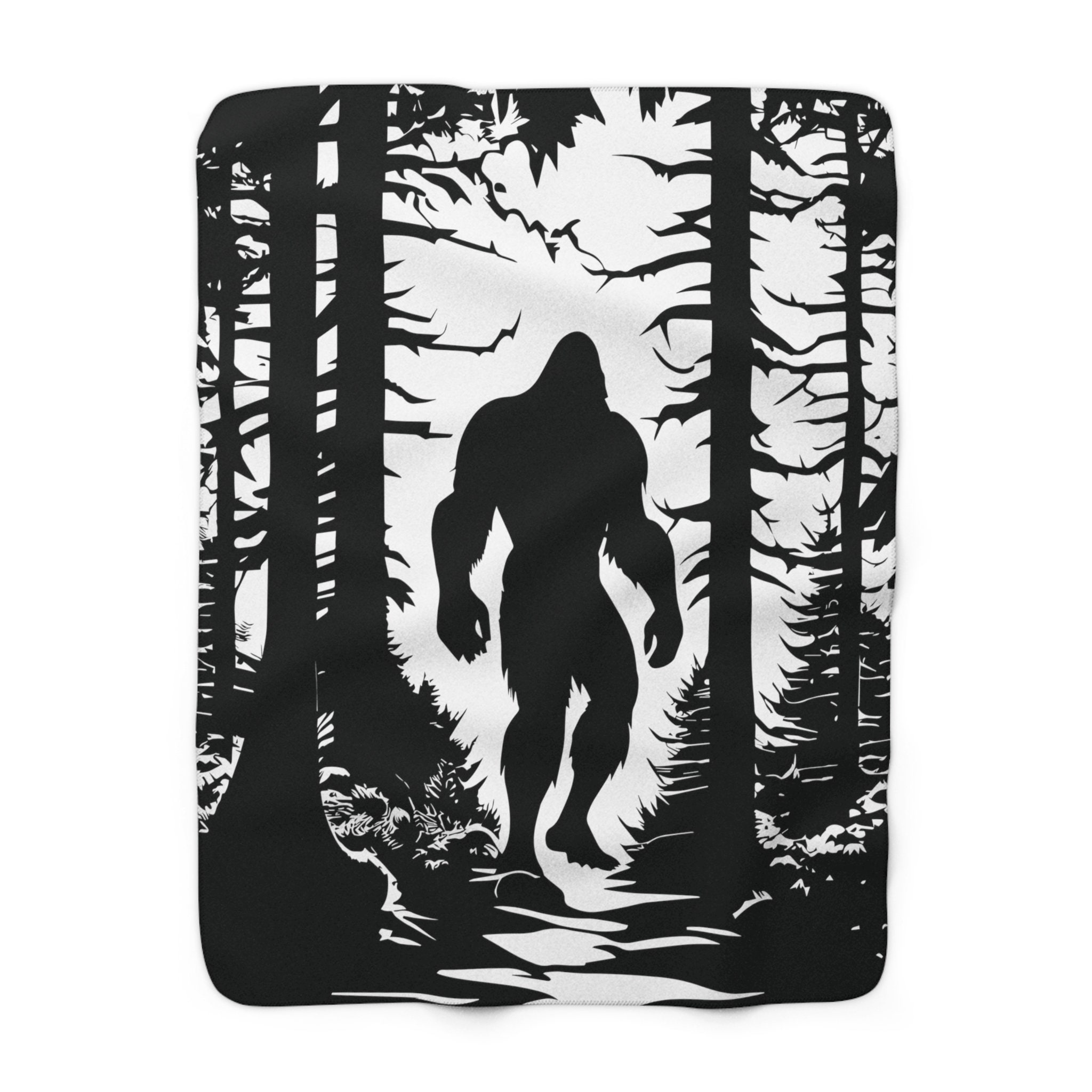 Bigfoot, Sasquatch, Bigfoot Blanket, Bigfoot Gifts, Sherpa Fleece ...