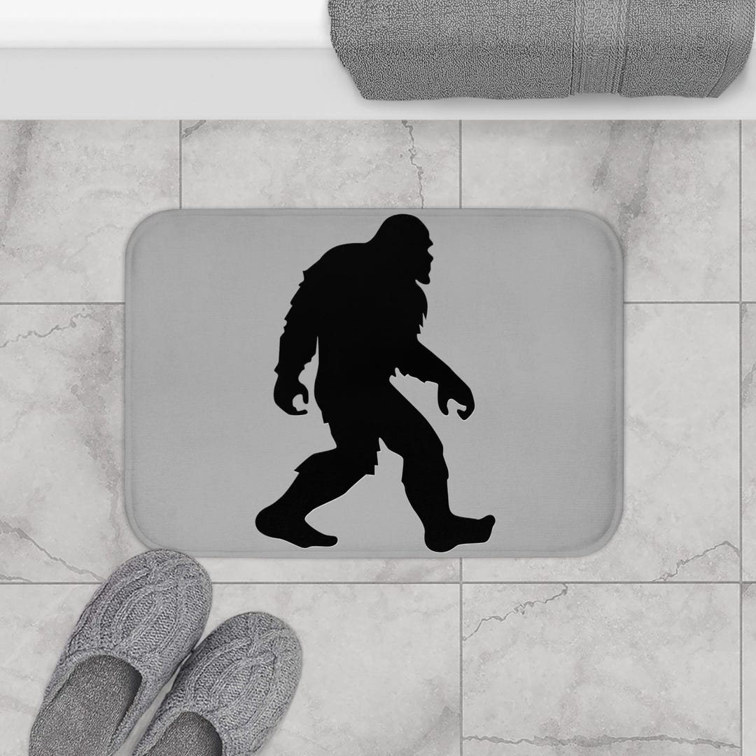 Bigfoot, Sasquatch, Bigfoot Gifts, Bath Mat - Etsy
