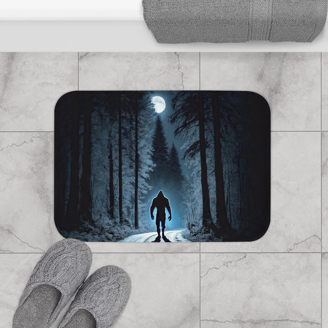 Bigfoot, Sasquatch, Bigfoot Gifts, Bath Mat - Etsy