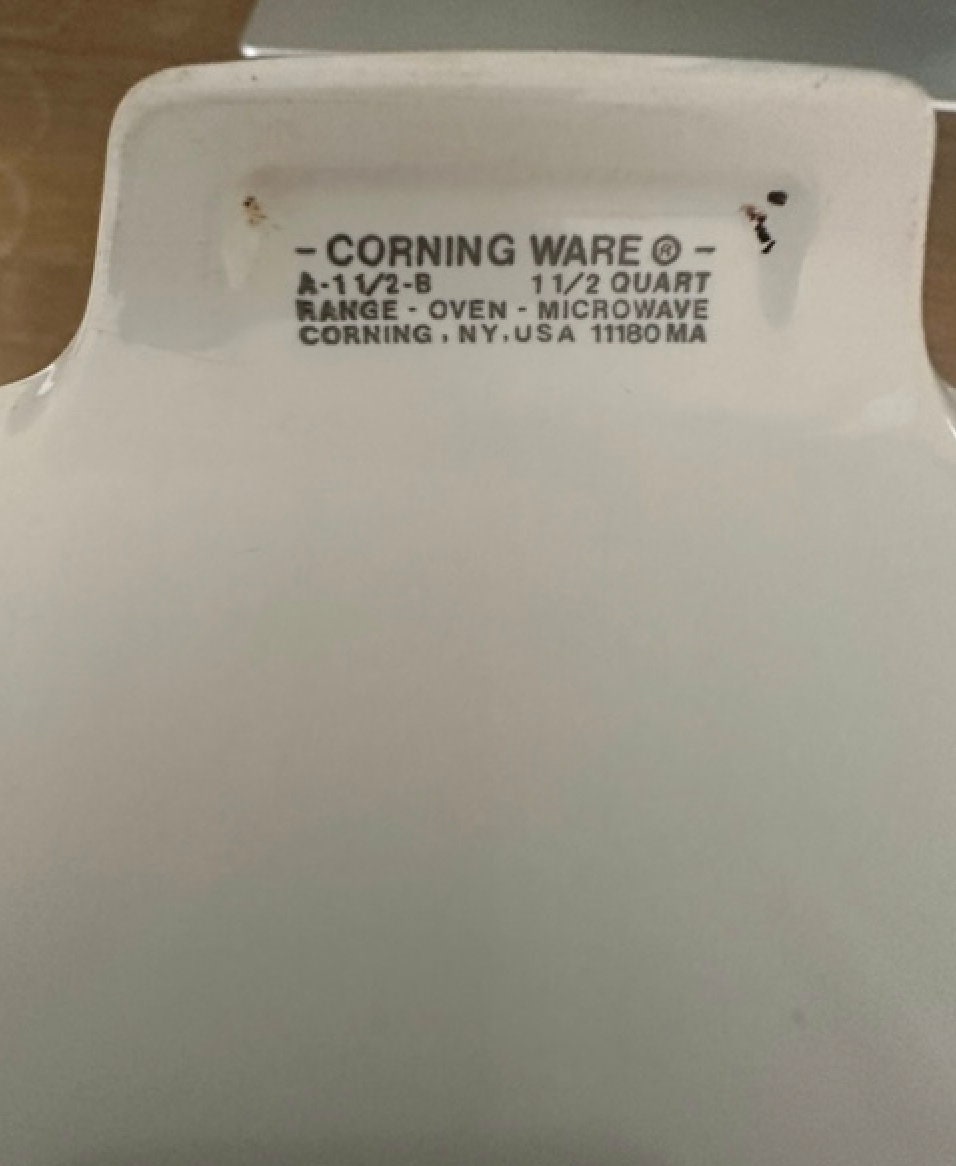 Corning Ware A-11-2B. 1 1/2 Q RARE Stamp - Etsy
