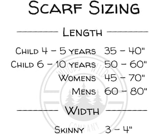 Knit Toque Size Chart - Etsy