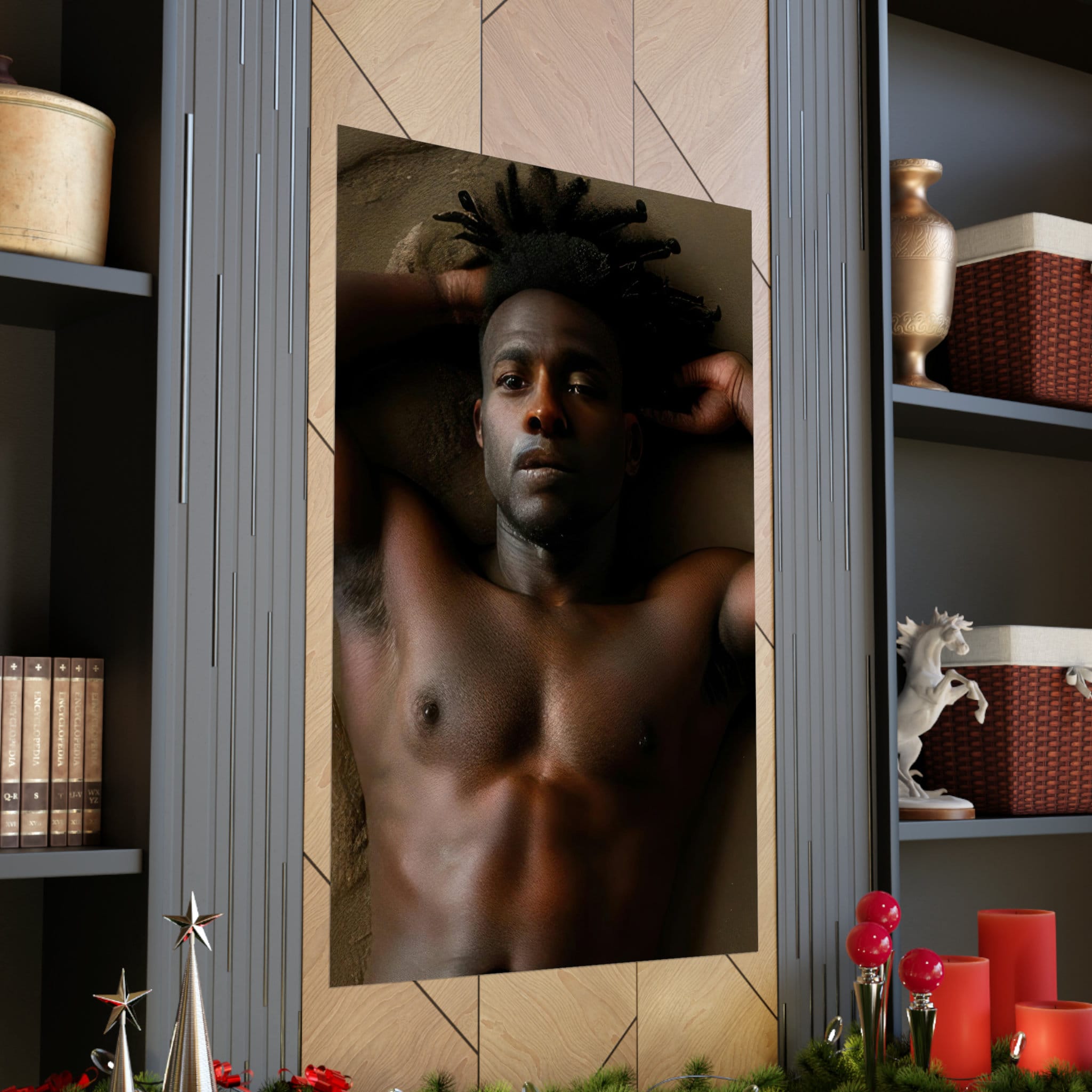 Palm Springs Eric Poster: Male Frontal Gay Art Print Gift - Etsy