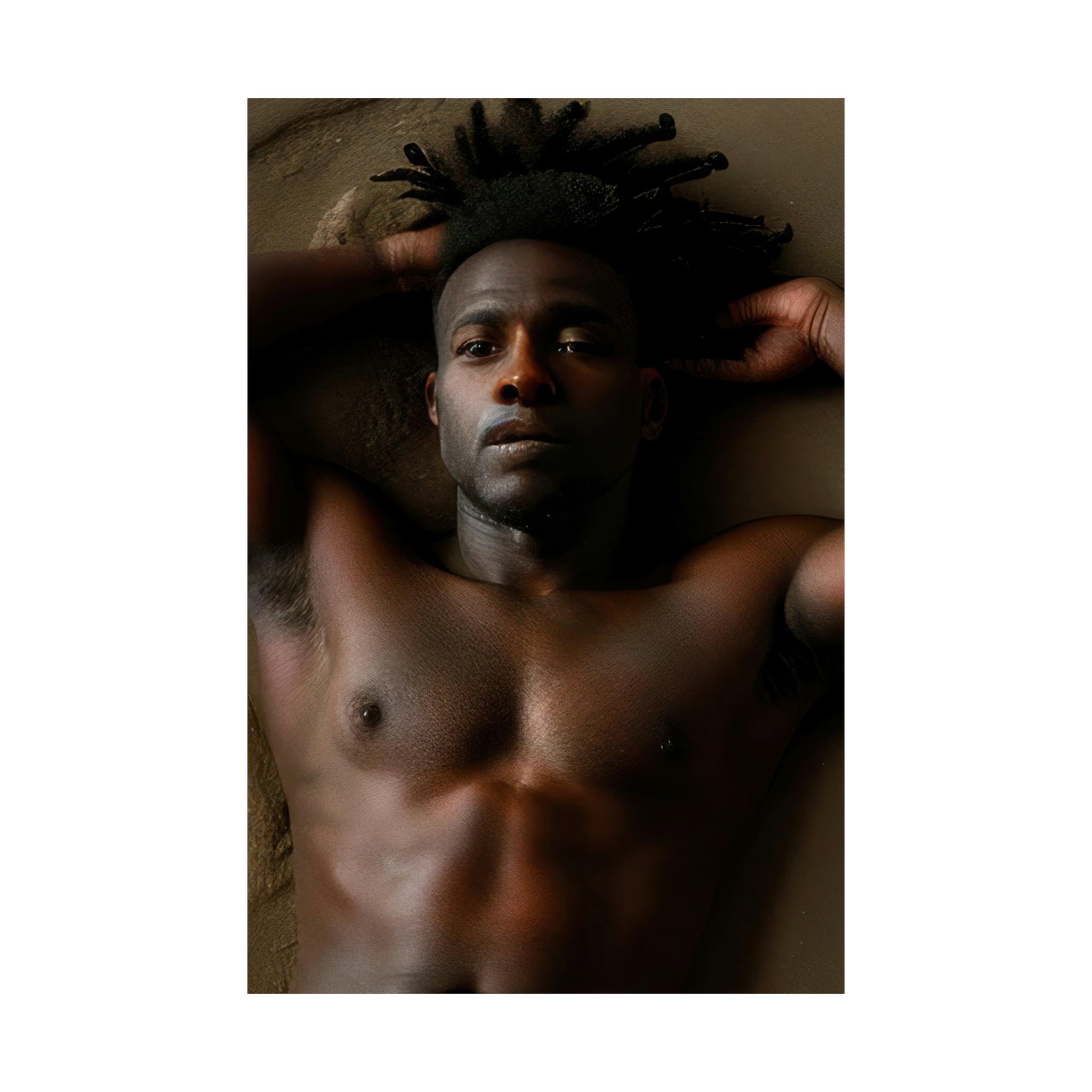 Palm Springs Eric Poster: Male Frontal Gay Art Print Gift - Etsy