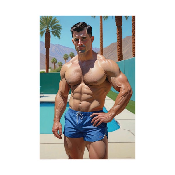 Gay Male Frontal Art - Etsy