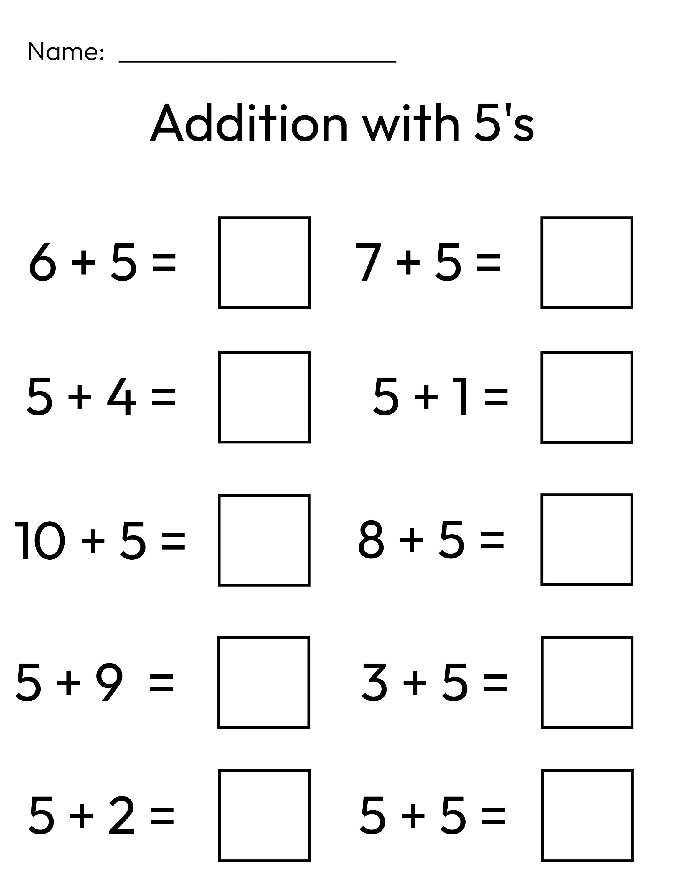Addition Worksheets 10 Sheets Numbers up to 10 Elementary Teacher ...
