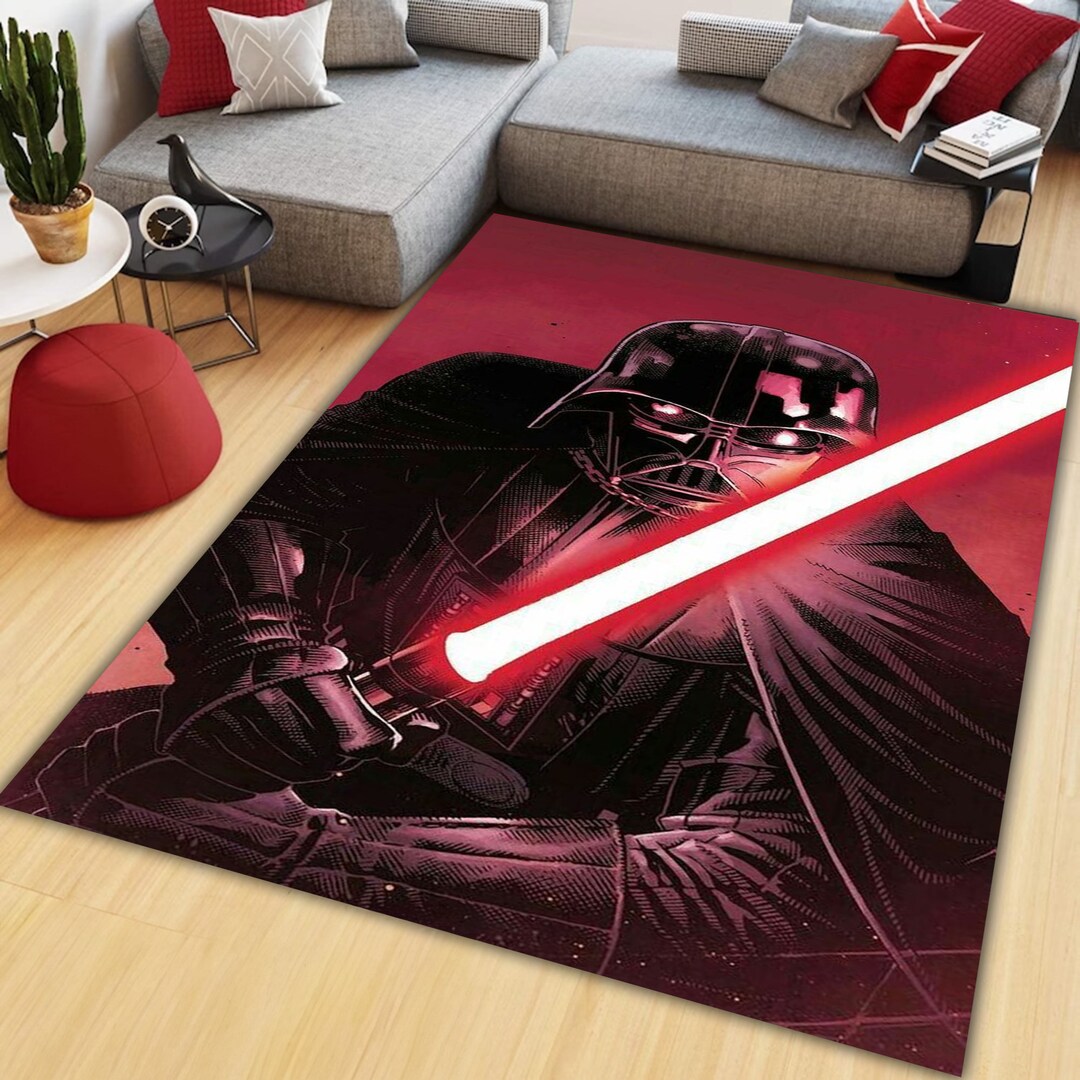 Darth Vader Star Wars Rug Custom Rug Movie Rug Star Wars - Etsy