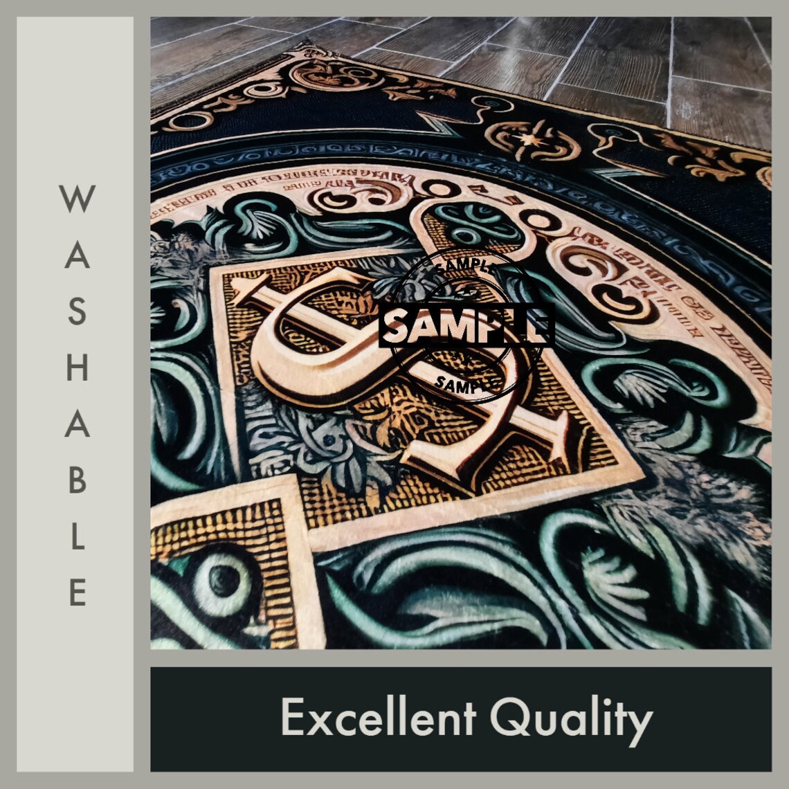 Custom Rug, Modern Rug, Gamer Rug, Colorful Rug, Neon Rug, Handmade ...