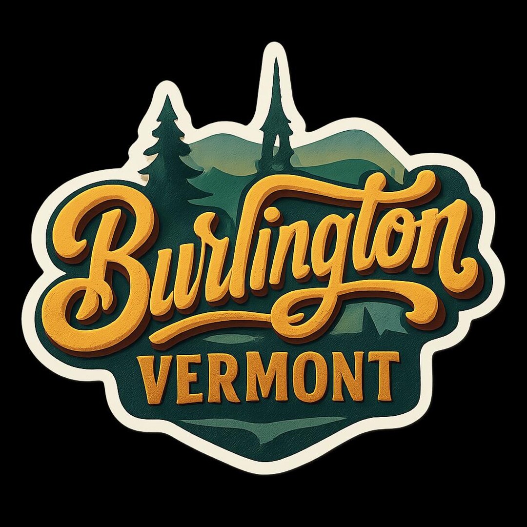 Burlington Vermont Sticker Magnet Travel Souvenir Gift Decor Vinyl Die ...