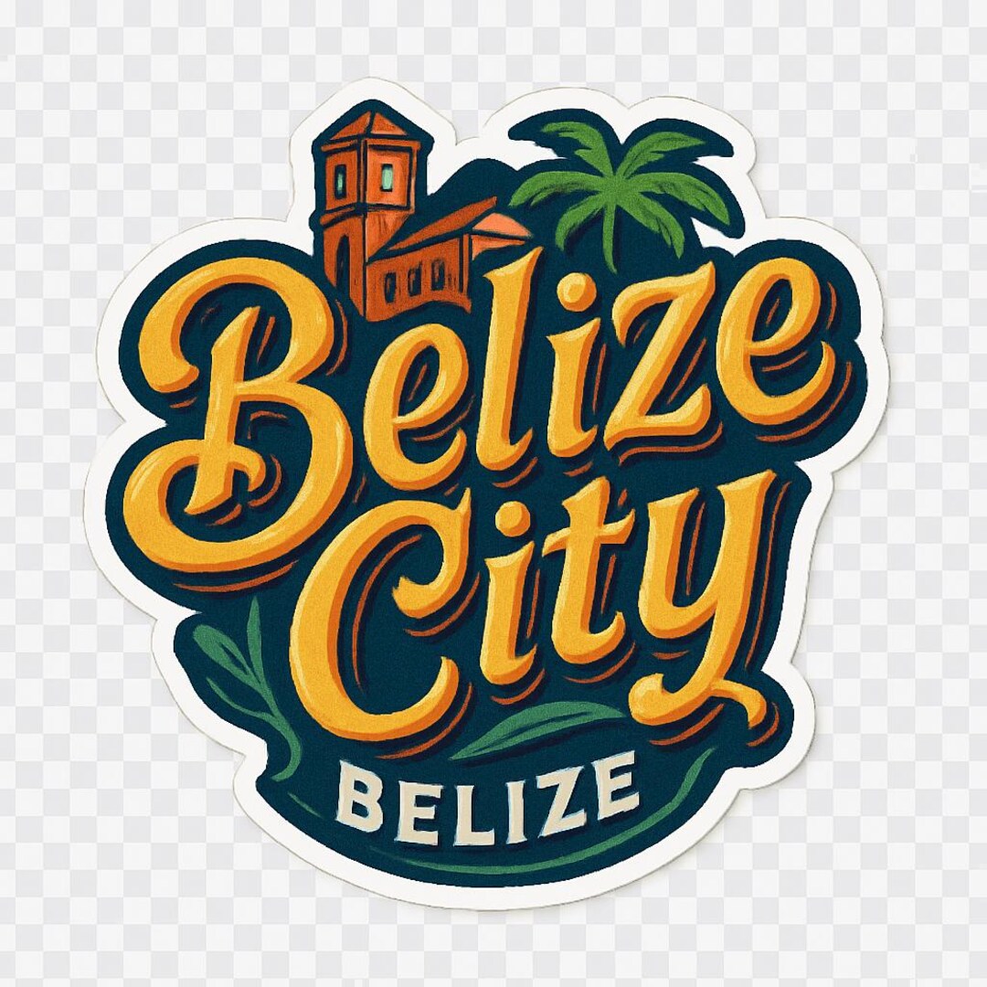Belize City Belize Sticker Magnet Travel Souvenir Gift Decor Vinyl Die ...