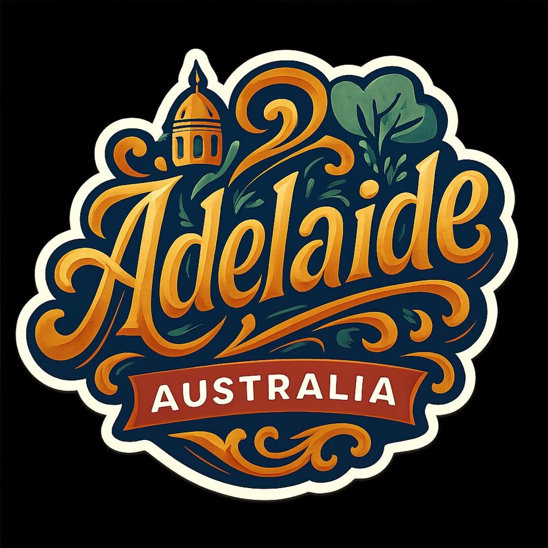 Adelaide Australia Sticker Magnet Travel Souvenir Gift Decor Vinyl Die ...