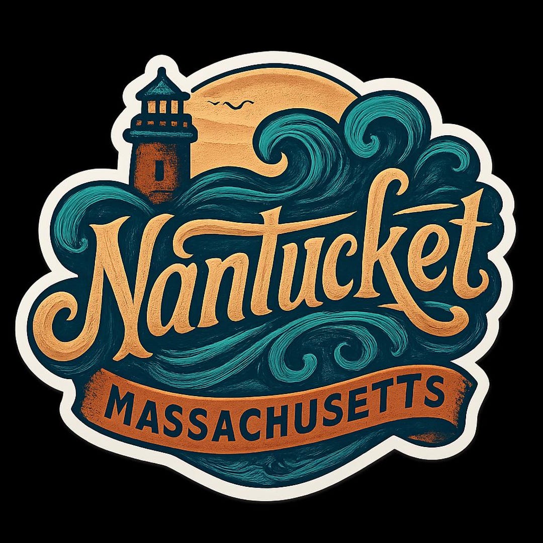Nantucket Massachusetts Sticker Magnet Travel Souvenir Gift Decor Vinyl ...