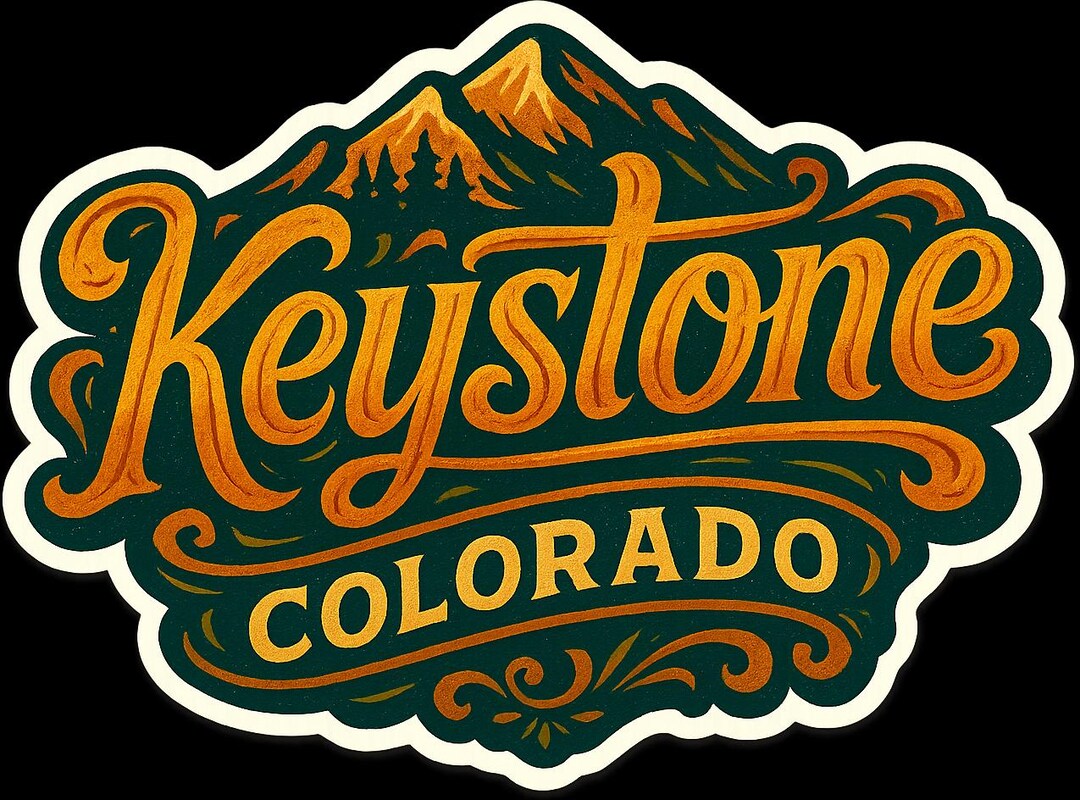 Keystone Colorado Fridge Magnet or Kiss-cut Stickers Travel Souvenir ...