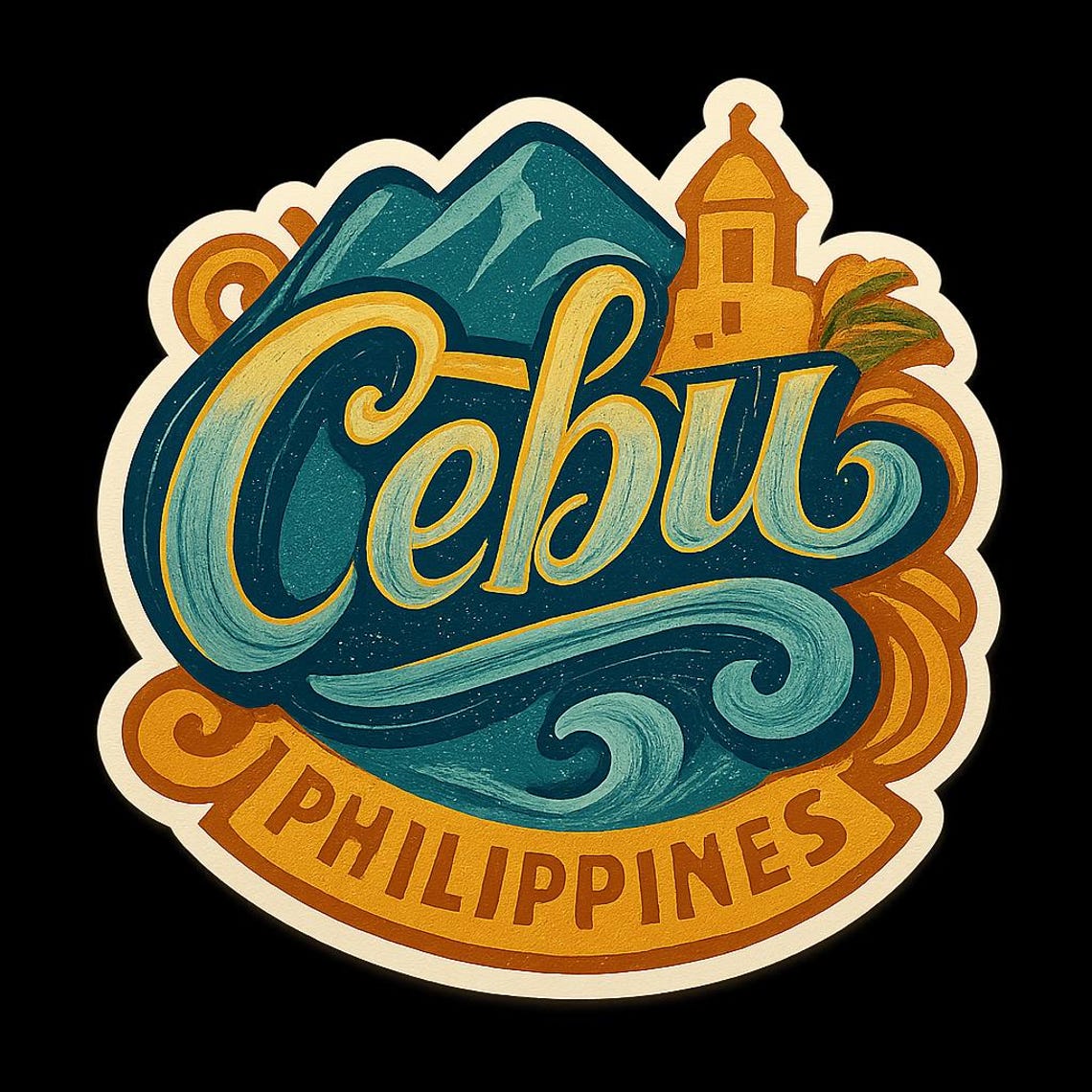 Cebu Philippines Sticker Magnet Travel Souvenir Gift Decor Vinyl Die ...