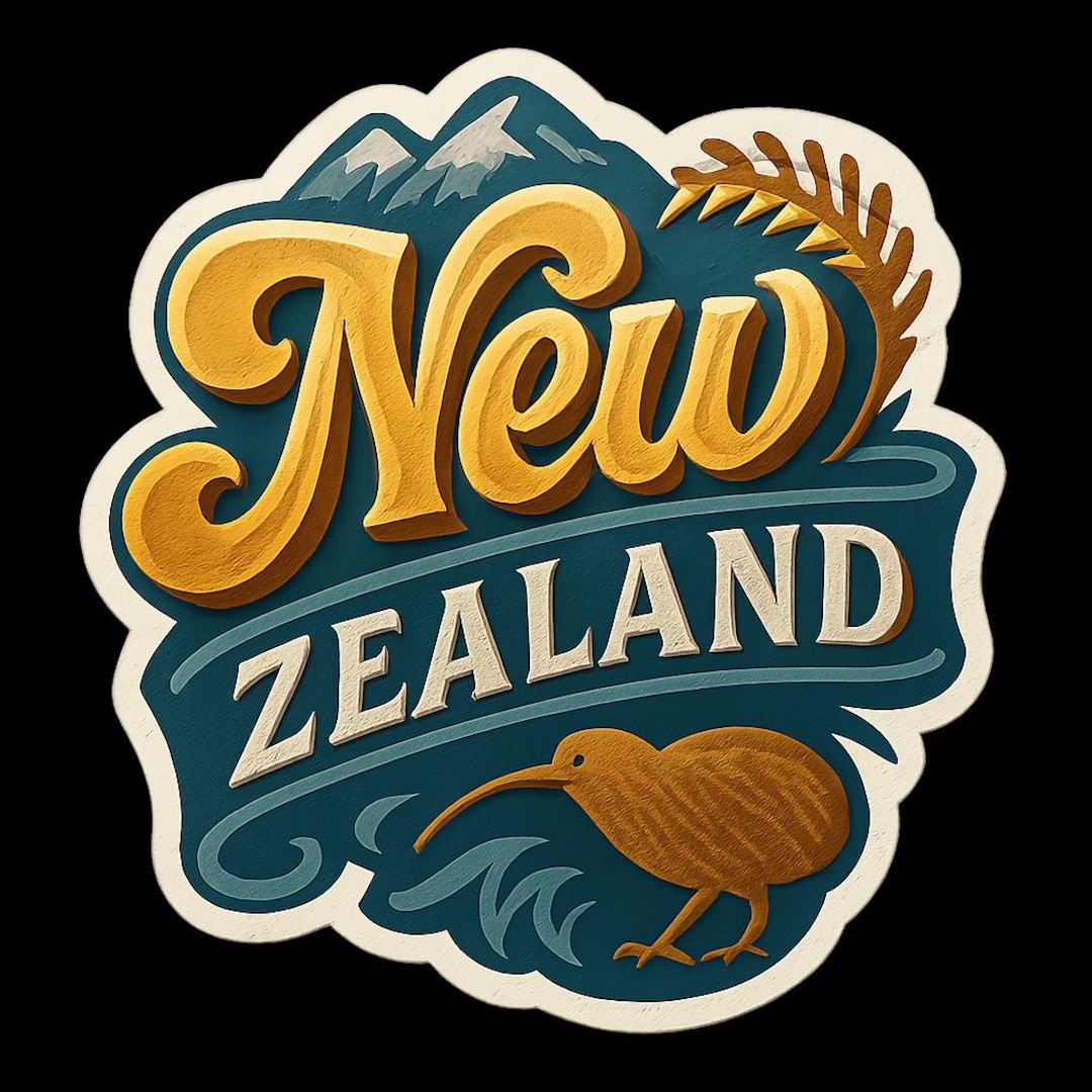 New Zealand Sticker Magnet Travel Souvenir Gift Decor Vinyl Die Cut - Etsy