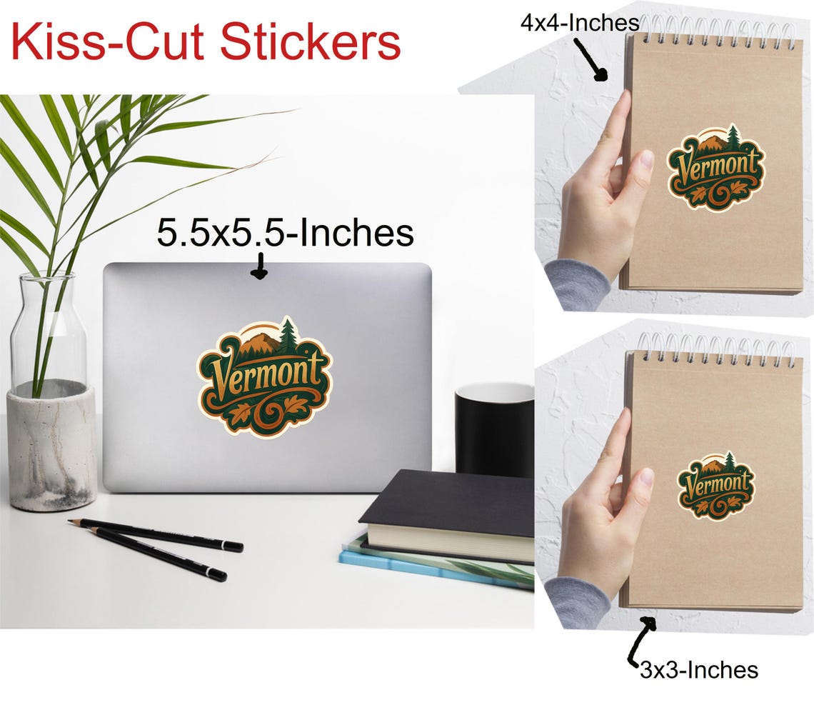 Vermont Sticker Magnet Travel Souvenir Gift Decor Vinyl Die Cut - Etsy