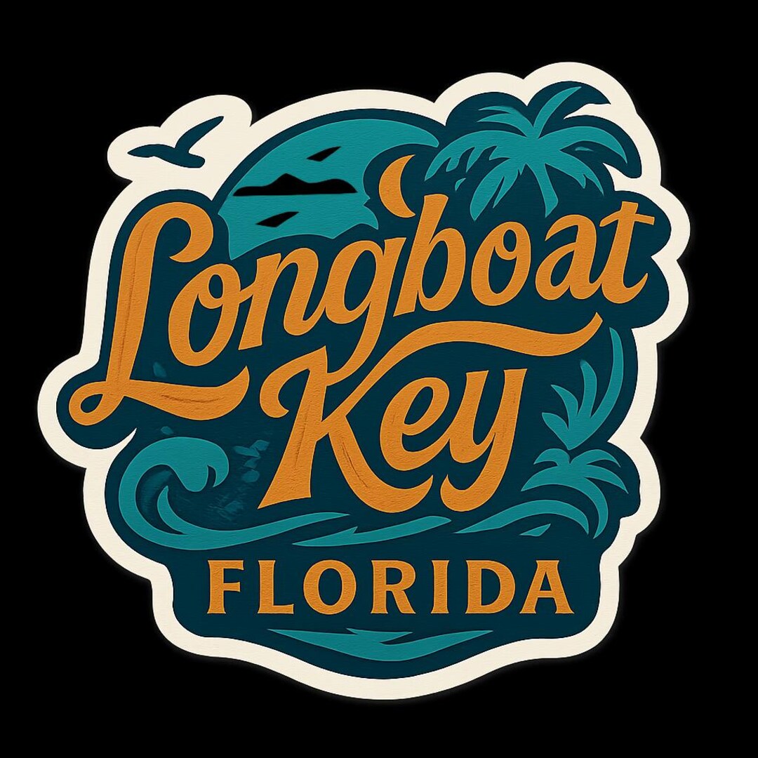 Longboat Key Florida Sticker Magnet Travel Souvenir Gift Decor Vinyl ...