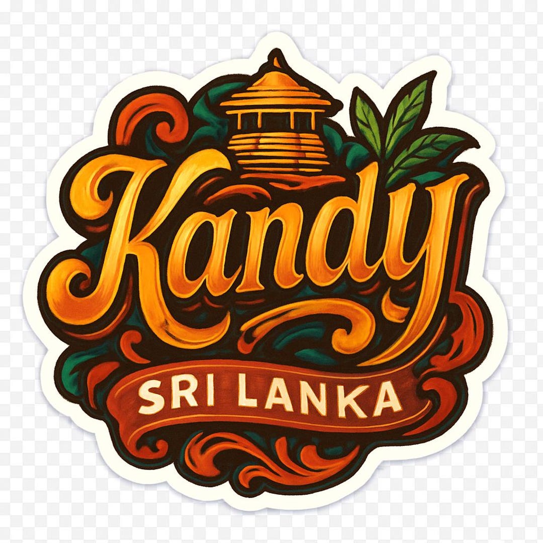 Kandy Sri Lanka Sticker Magnet Travel Souvenir Gift Decor Vinyl Die Cut ...
