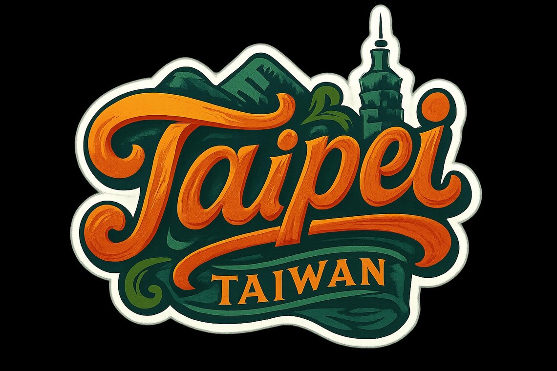 Taipei Taiwan Sticker Magnet Travel Souvenir Gift Decor Vinyl Die Cut ...