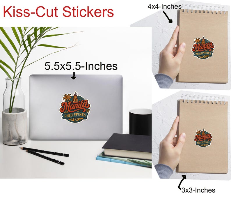 Manila Philippines Sticker Magnet Travel Souvenir Gift Decor Vinyl Die ...