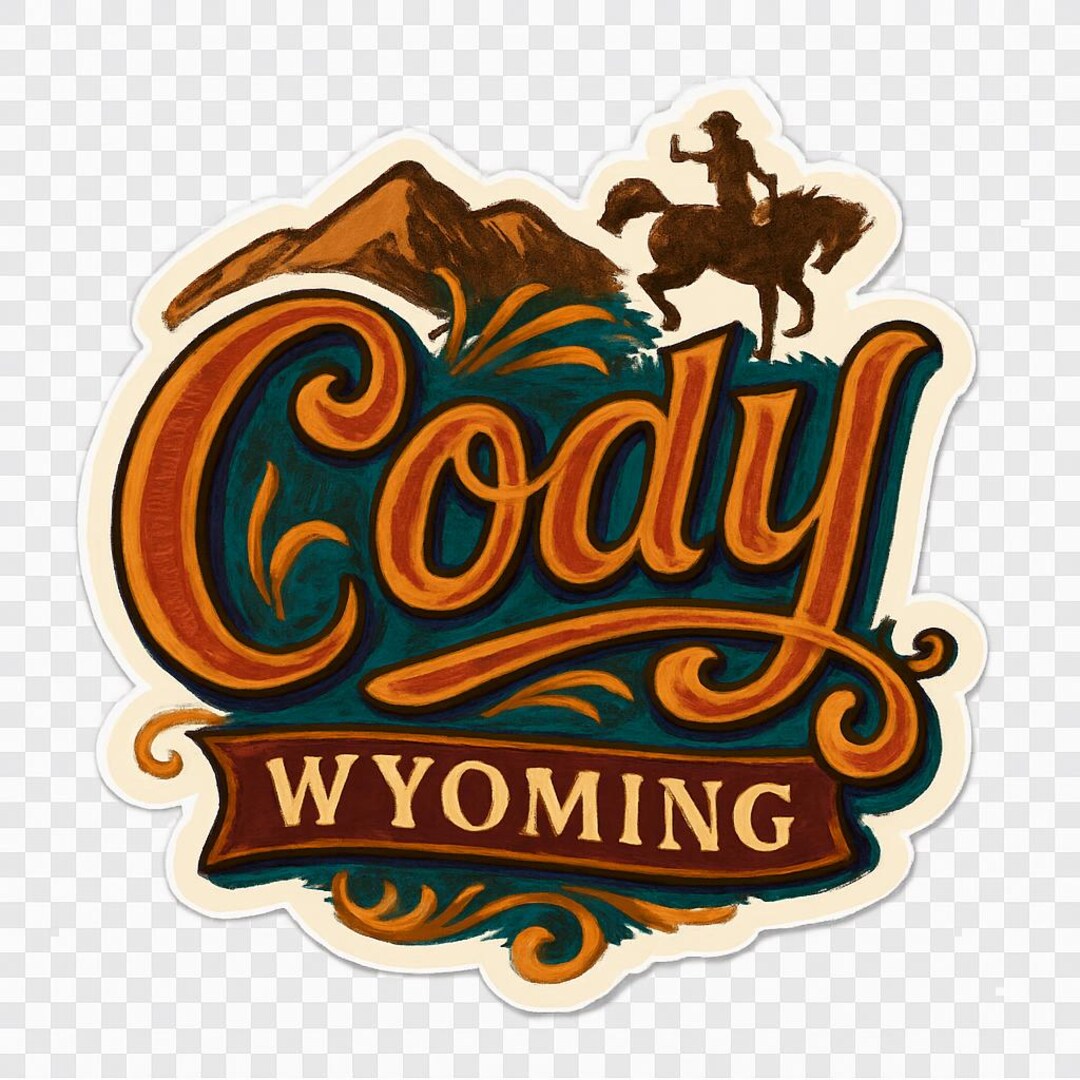 Cody Wyoming Sticker Magnet Travel Souvenir Gift Decor Vinyl Die Cut - Etsy