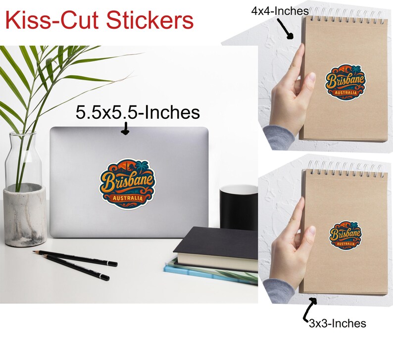 Brisbane Australia Sticker Magnet Travel Souvenir Gift Decor Vinyl Die ...