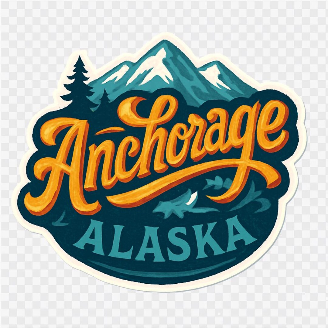 Anchorage Alaska Sticker Magnet Travel Souvenir Gift Decor Vinyl Die ...