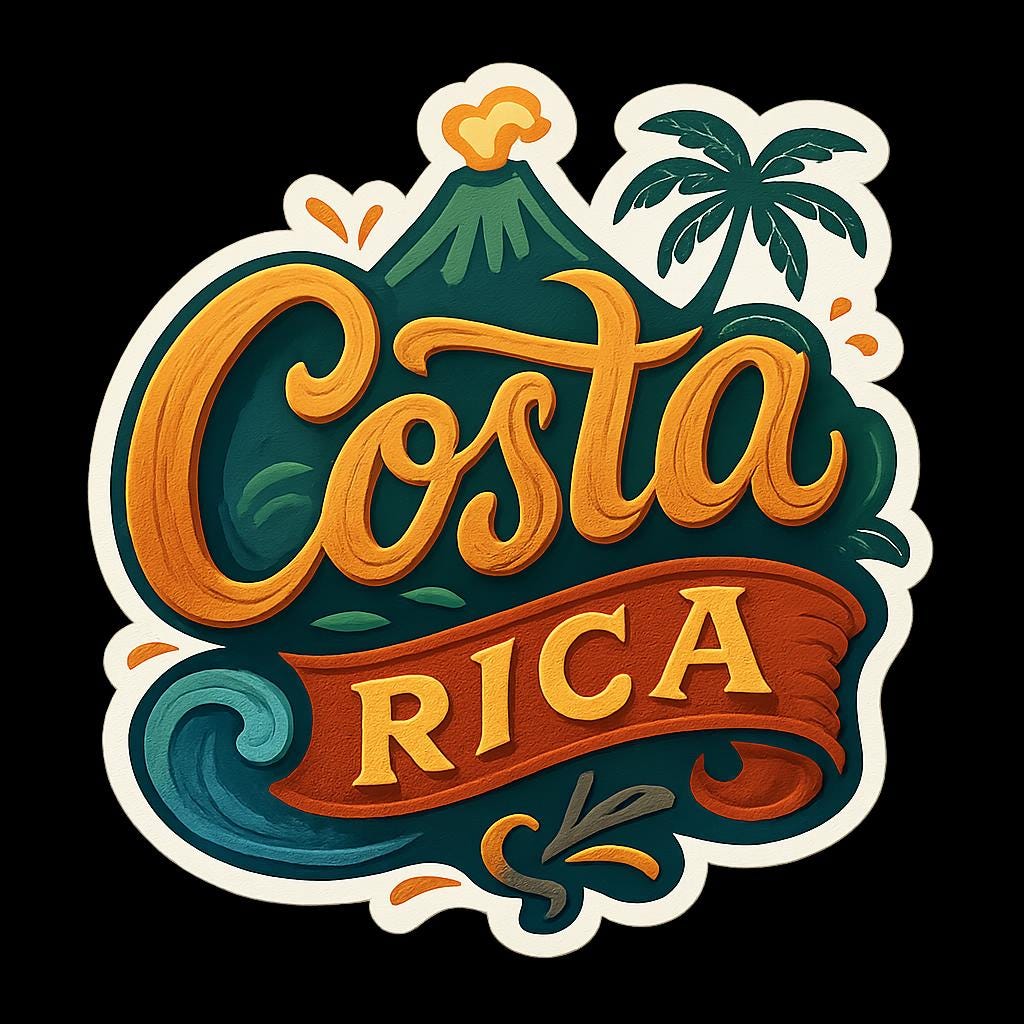 Costa Rica Sticker Magnet Travel Souvenir Gift Decor Vinyl Die Cut - Etsy