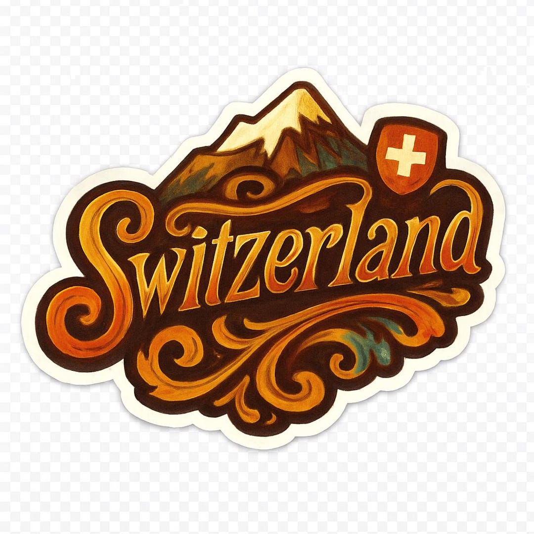 Switzerland Sticker Magnet Travel Souvenir Gift Decor Vinyl Die Cut - Etsy