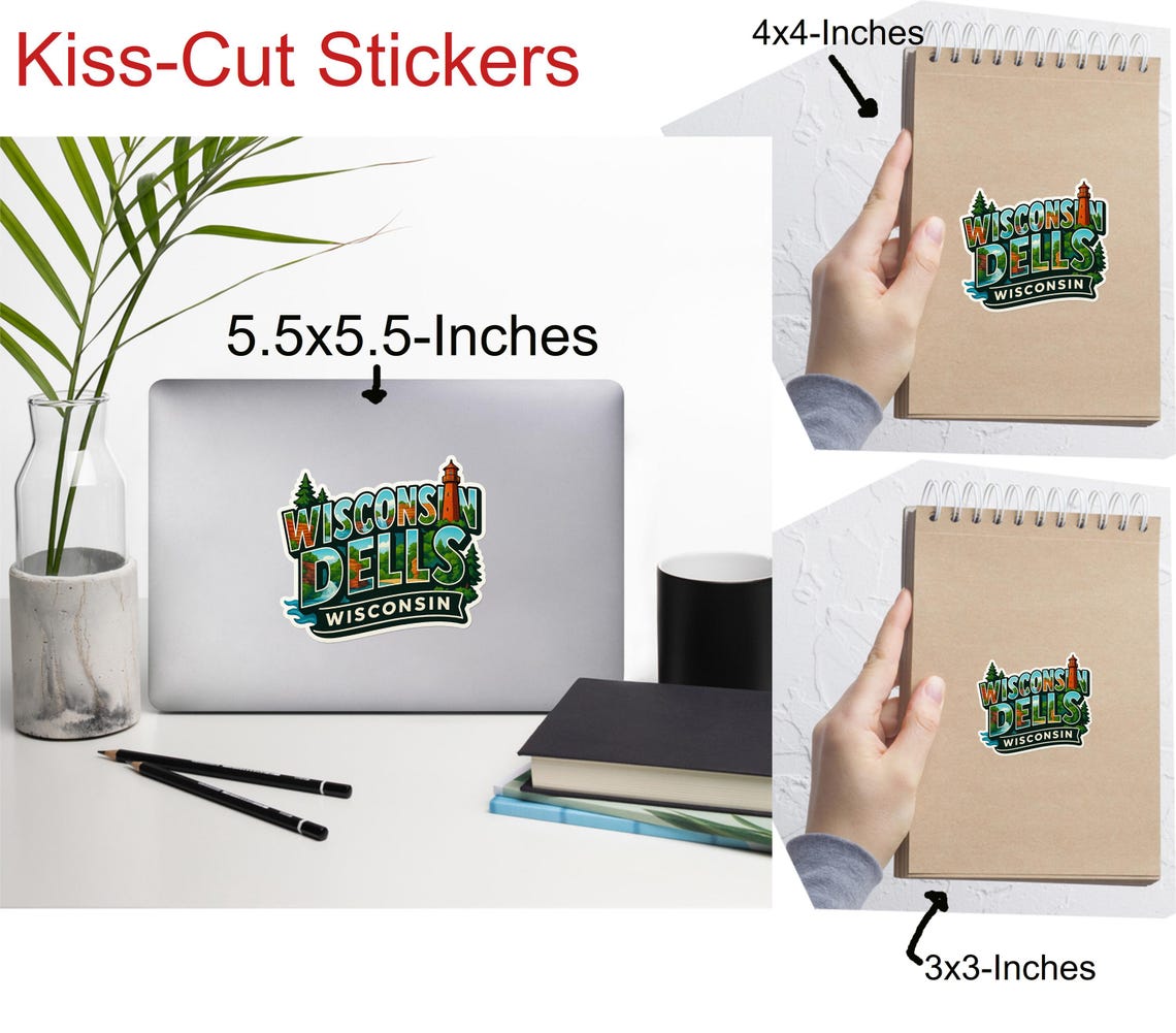 Wisconsin Dells Souvenir Sticker – Travel Destination Decal - Etsy