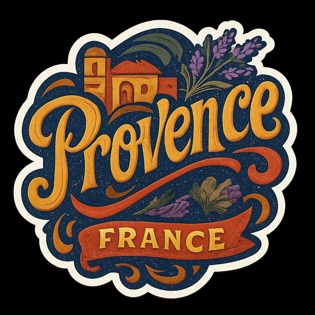 Provence France Sticker Magnet Travel Souvenir Gift Decor Vinyl Die Cut ...