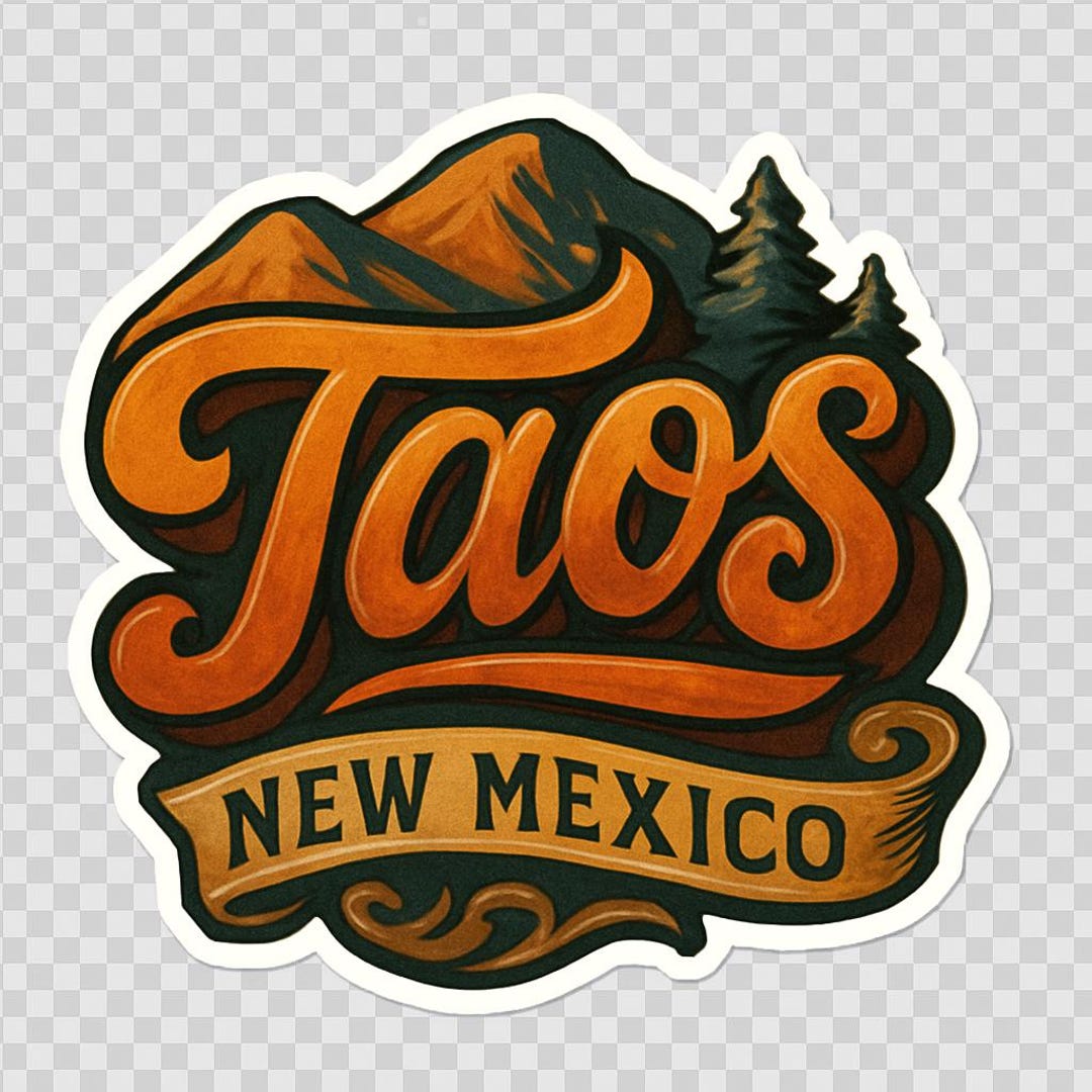 Taos New Mexico Sticker Magnet Travel Souvenir Gift Decor Vinyl Die Cut ...
