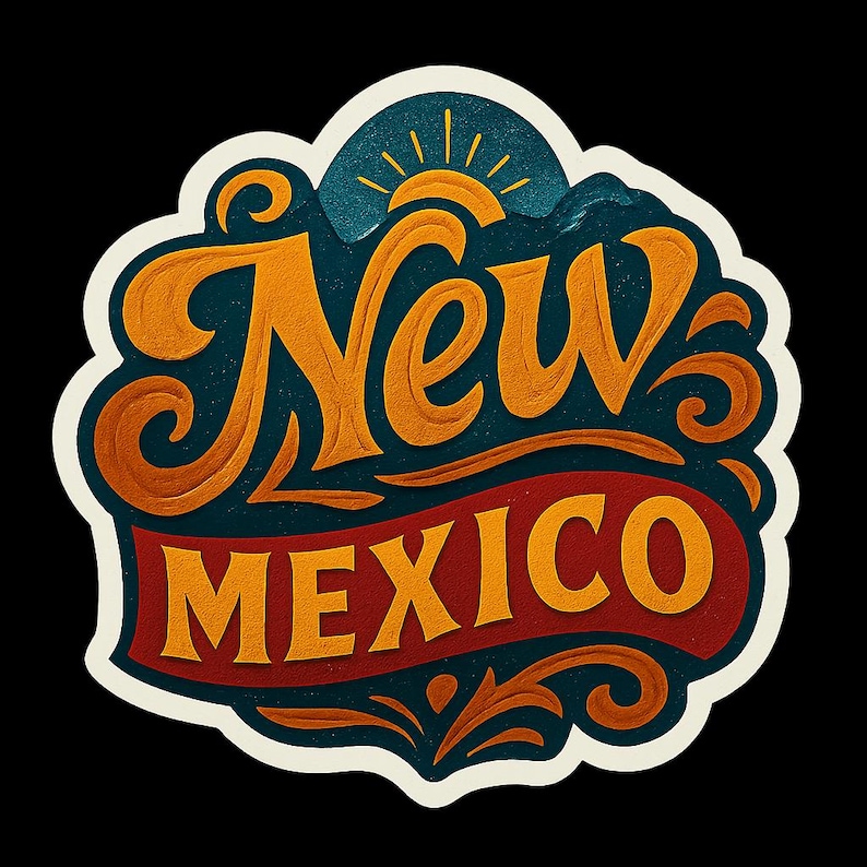 New Mexico Sticker Magnet Travel Souvenir Gift Decor Vinyl Die Cut - Etsy