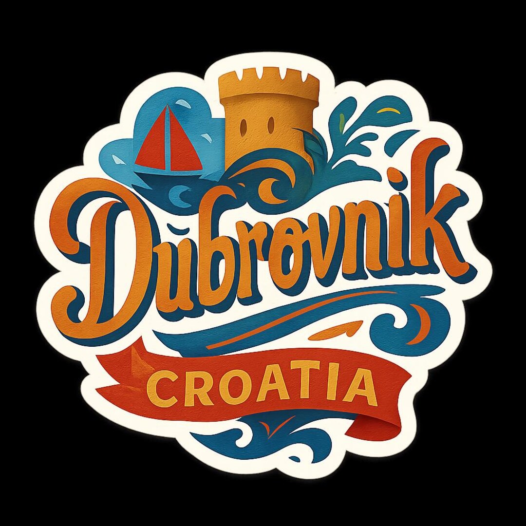 Dubrovnik Croatia Sticker Magnet Travel Souvenir Gift Decor Vinyl Die ...