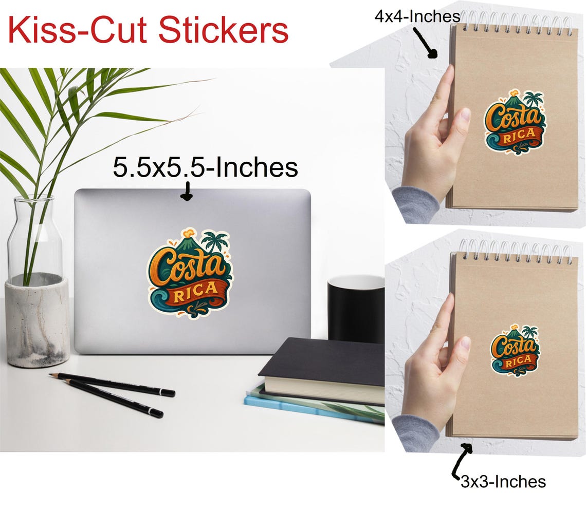 Costa Rica Sticker Magnet Travel Souvenir Gift Decor Vinyl Die Cut - Etsy