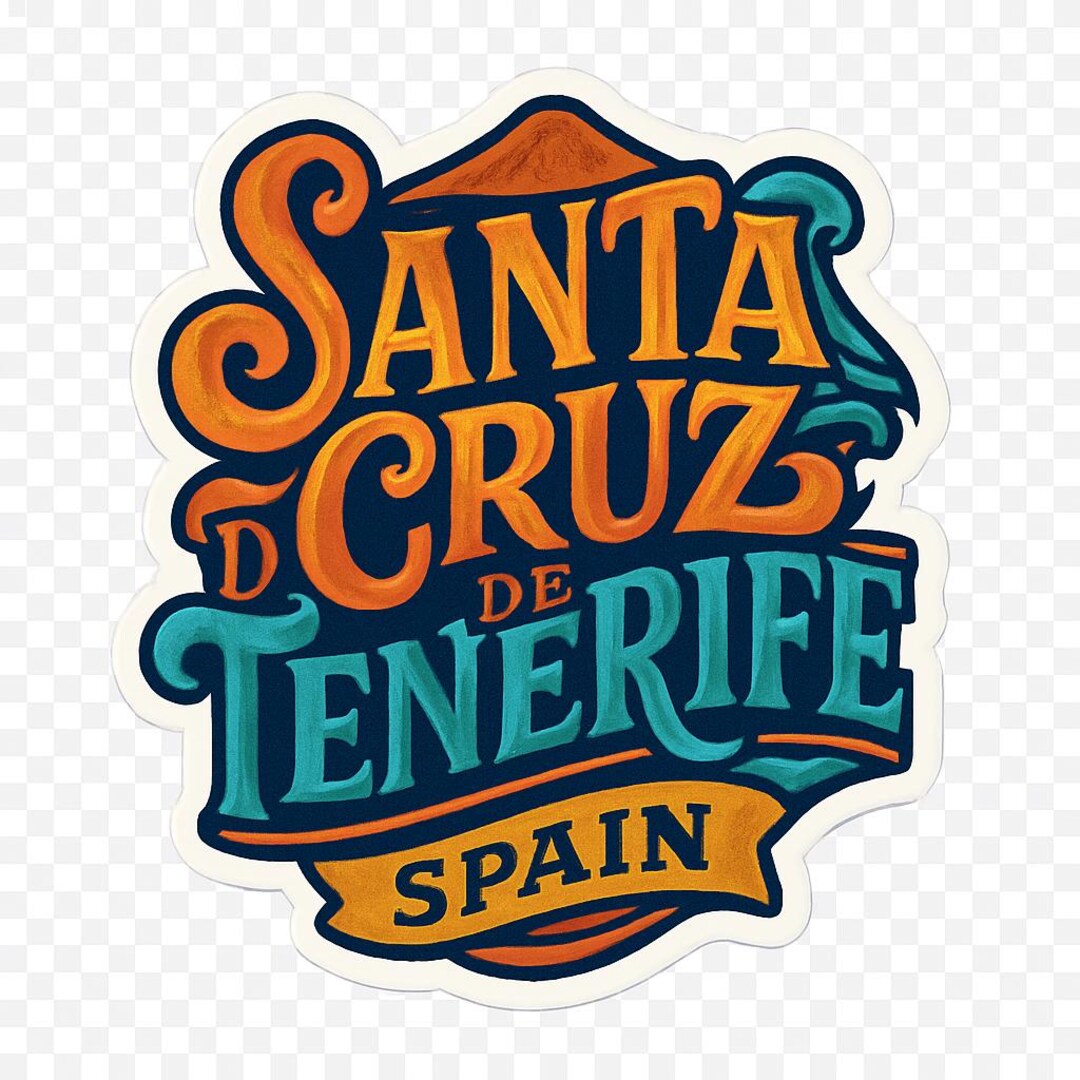 Santa Cruz De Tenerife Spain Sticker Magnet Travel Souvenir Gift Decor ...