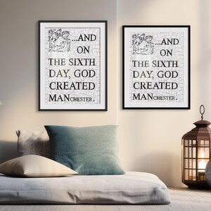 On the Sixth Day, God Created Manchester Print, Affleck’s Palace Mosaic ...
